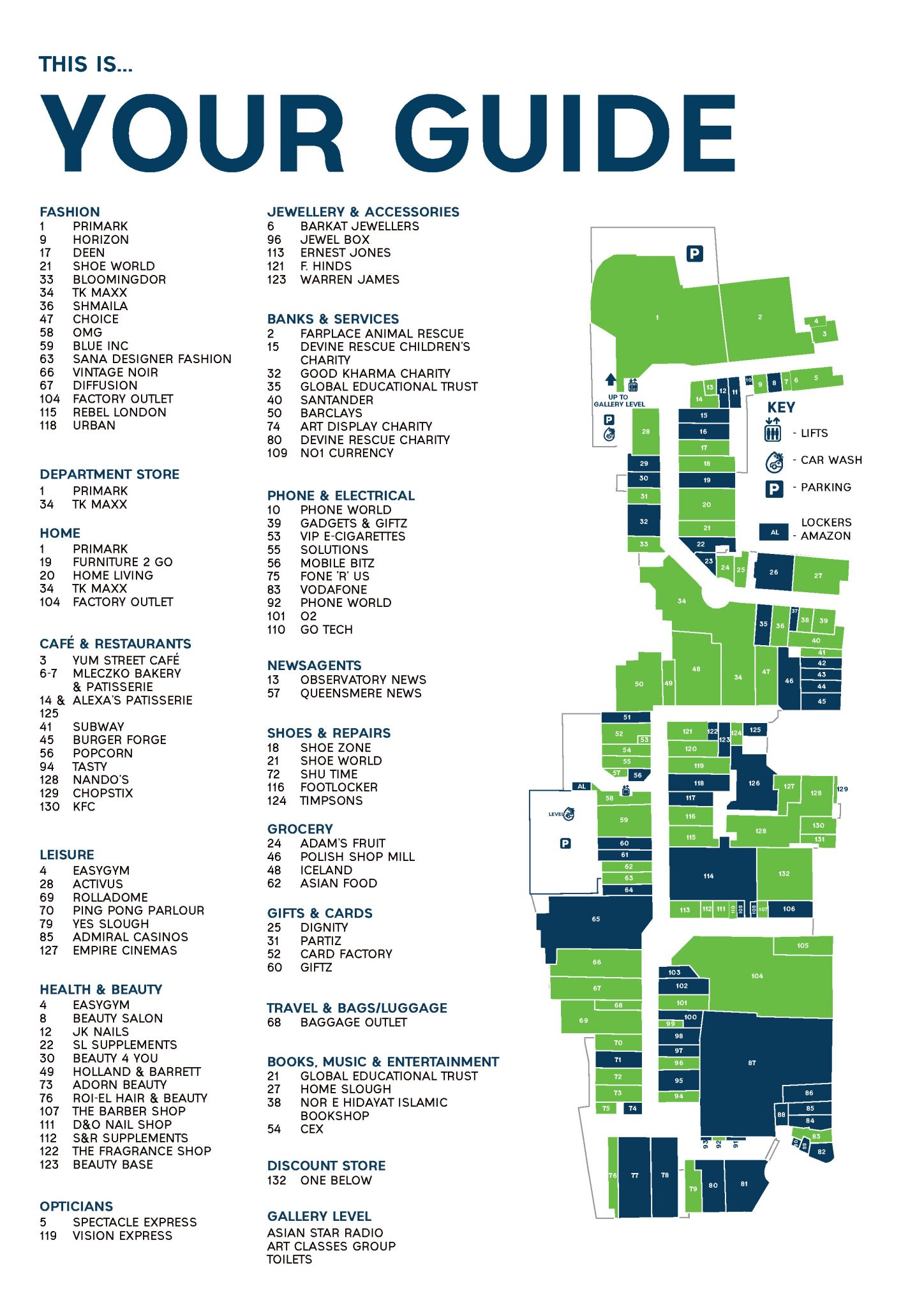 Store Map – Queensmere Observatory